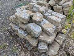 Bulk lot of miscellaneous concrete pavers/stones - South Auction