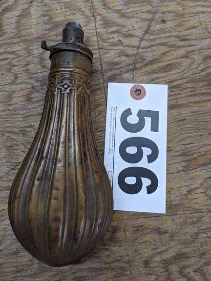 1800s Era G. & J.W. Hawksley Powder Flask - South Auction