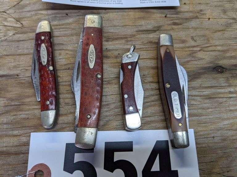 Lot of 3 Vintage Knives: Case (2), Old Timer, Uncle Henry - South Auction