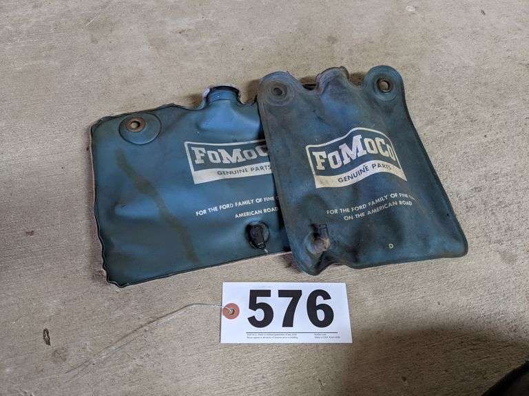 Lot of 2 Vintage FoMoCo Coolant Overflow Bags - South Auction