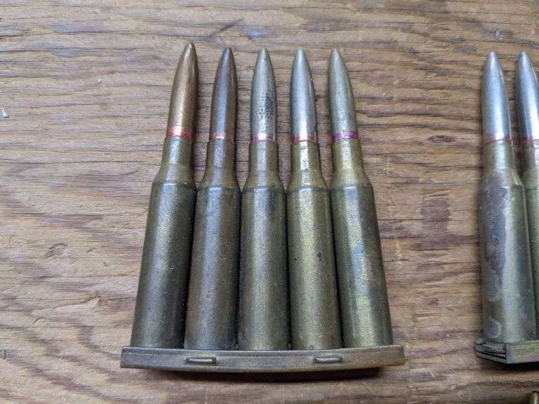 WWII Era Japanese bullets on clips - South Auction