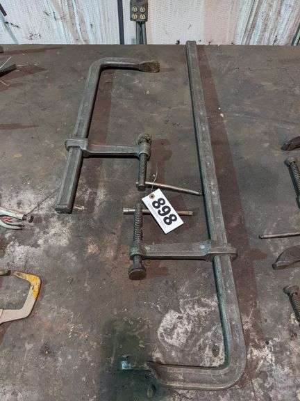 2 Very Large Adjustable Clamps. 24" and 44" - South Auction
