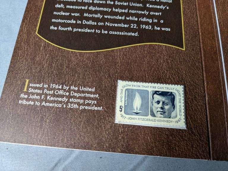 2015 John F Kennedy Coin and Chronicles Set - South Auction