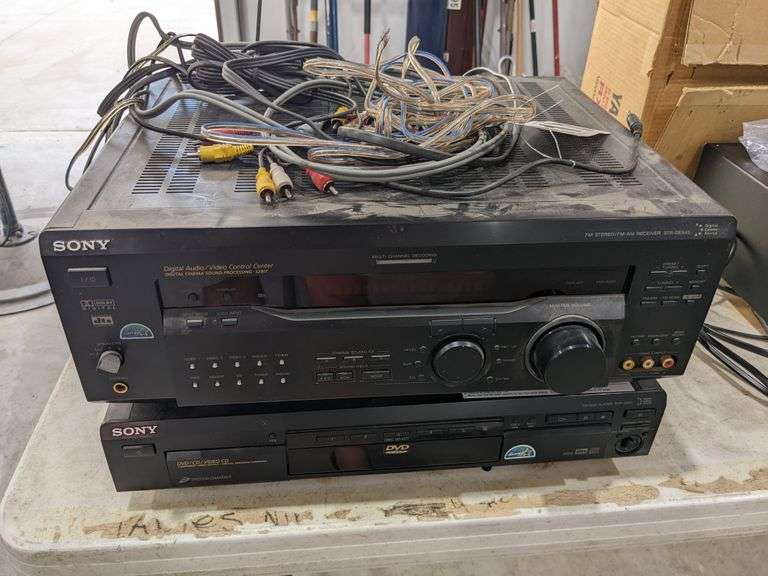 Sony stereo reciever and DVD player - South Auction
