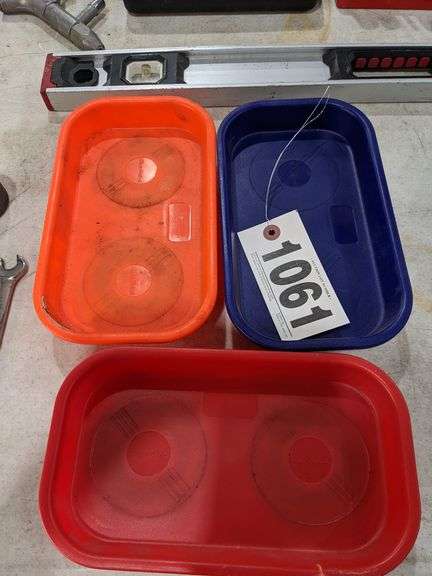 Lot of 3 Blue-Point Magnetic Trays - South Auction