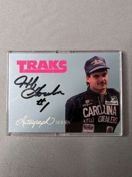 1992 Traks Jeff Gordon AUTOGRAPH - South Auction