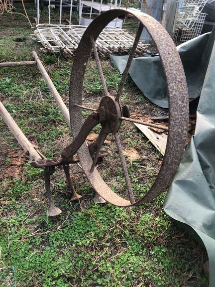 Antique Push Tiller - Trice Auctions