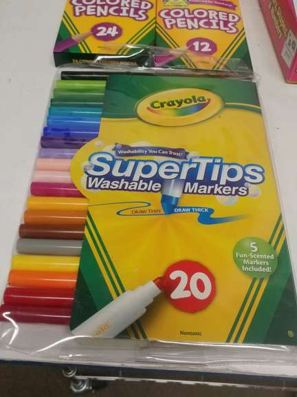 Crayola colored pencils & flash cards - Trice Auctions