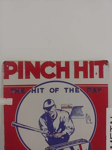 Pinch Hit Sign - Trice Auctions