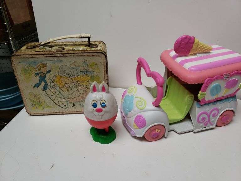 Polly Pal Lunch Box, My Little Pony Ice Cream Truck, Bunny Toy Egg ...