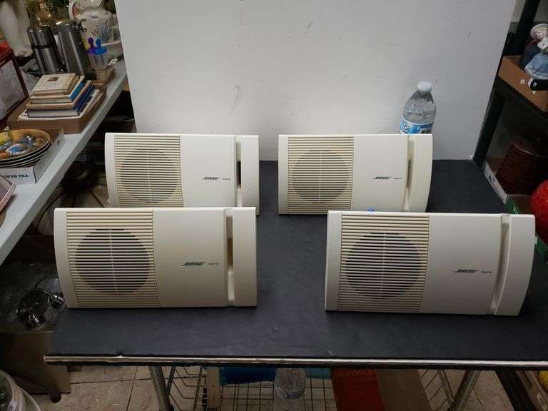 (4) Bose Model 100 Wall Mounted Speakers - Trice Auctions