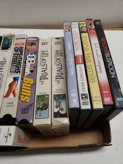 Various VHS Tapes & DVDs - Trice Auctions