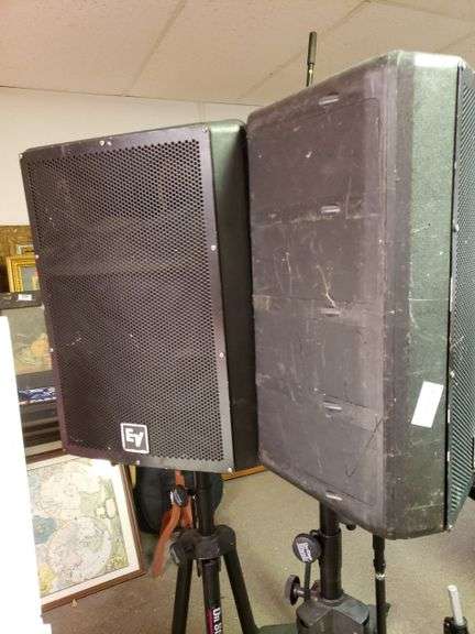 EV Sx300 PI Stand Up Speakers - Trice Auctions