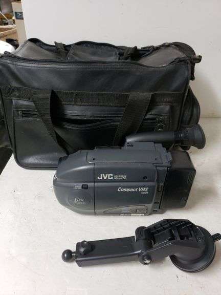JVC Compact VHS Recorder With Case - Trice Auctions