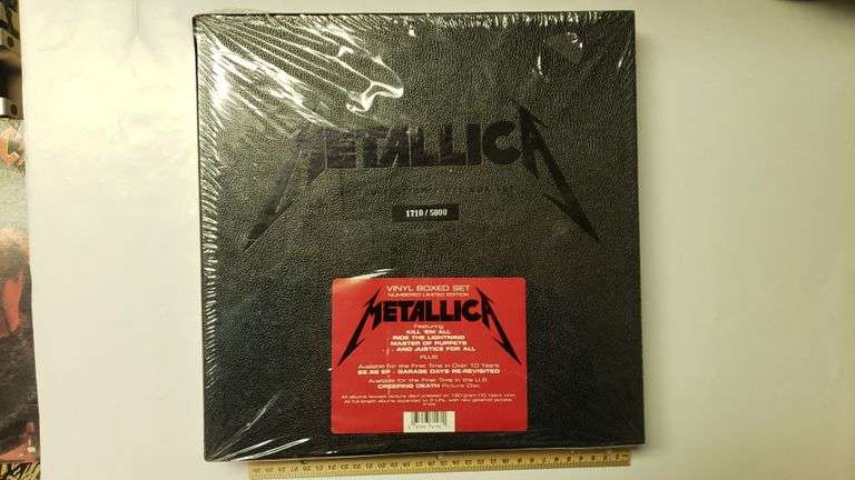 Metallica Vinyl Boxed Set - Still Wrapped, Numbered Limited Edition ...