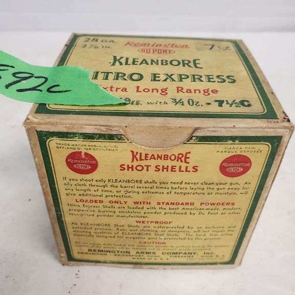 Remington Kleanbore Nitro Express Long Range Shot Shells - Trice Auctions