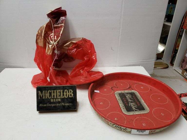 Sagrada Wild Berry Blow Up Displays, Michelin Beer Sign, Black Label ...