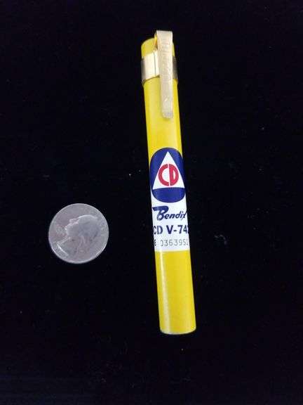 1958-1965 Cold War "Bendix Quartz Fiber Dosimeter CD V-742 Radiation ...