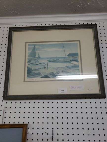 John Moll Framed Print - Morning at Wenona - Trice Auctions