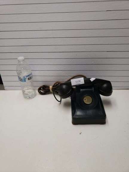 1930s-40s Bell Western Electric Telephone, Original Wiring - Trice Auctions