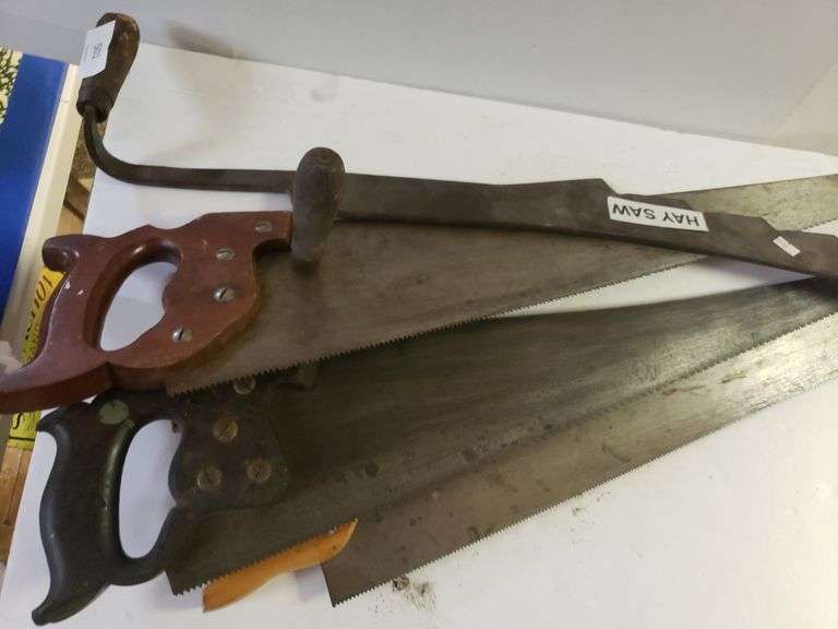 Hay Saw & Vintage Hand Saws - Trice Auctions