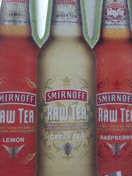 Smirnoff Teas Metal Sign - Trice Auctions