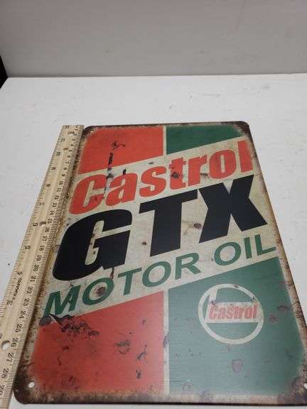 Castrol Oil Signs (2) - Trice Auctions