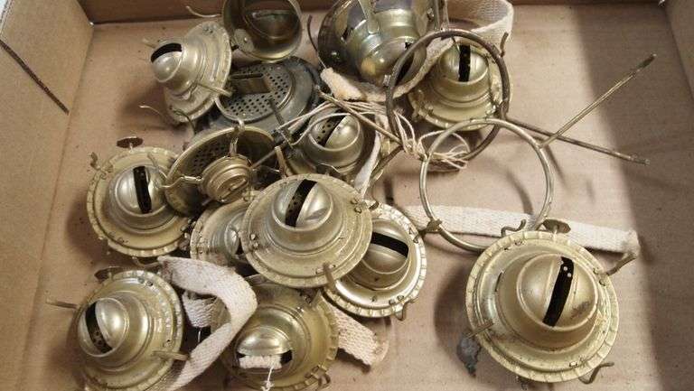 Antique Oil Lamp Parts & Wicks - Trice Auctions