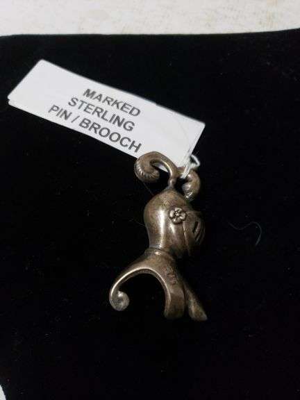 Marked Sterling Pin/brooch - Trice Auctions
