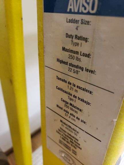 Husky 4 ft Ladder - Trice Auctions