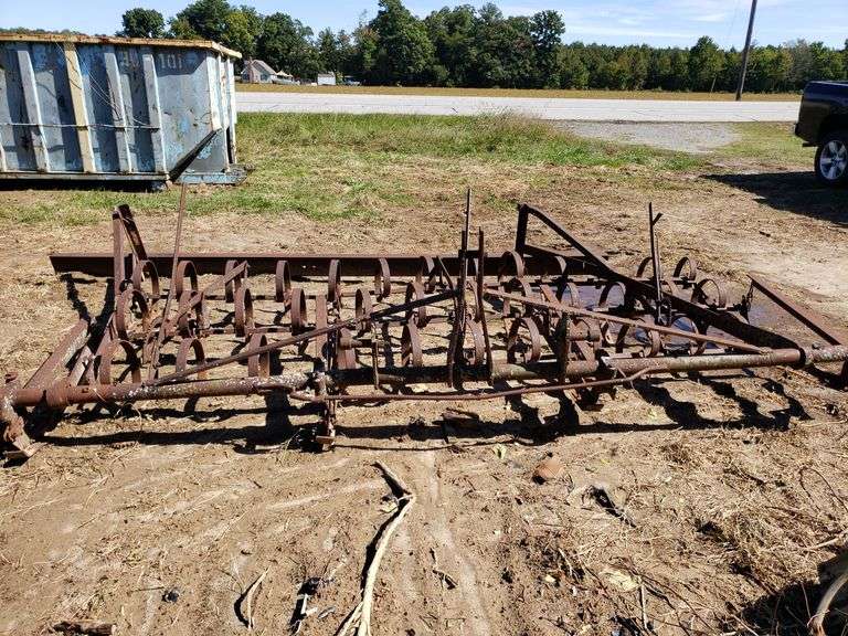 Large Antique Spring Tooth Harrow - Trice Auctions