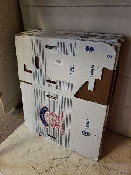 1 Bushel Crab Boxes. 20 In Lot. New - Trice Auctions