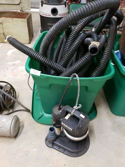 Shur Dri Sump Pump And Storage Tote - Trice Auctions