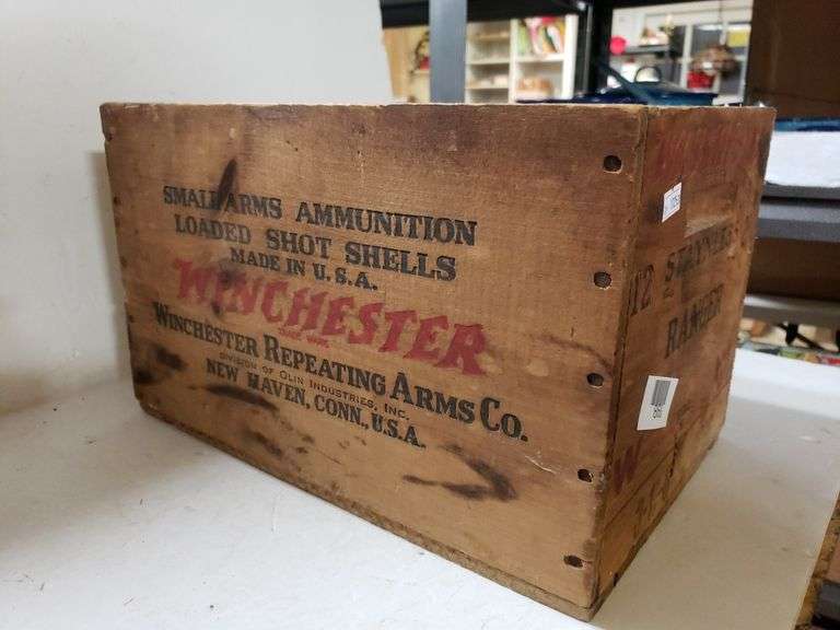 Vintage Winchester Ammo Box - Trice Auctions