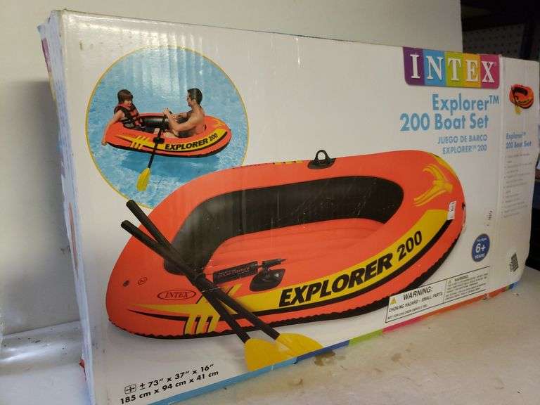 Intex Explorer 200 Boat Set - Trice Auctions