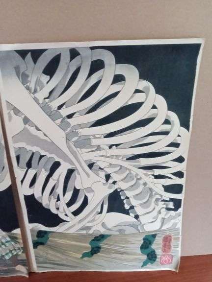 Takiyasha the Witch & the Skeleton Spectre by Japanese Artist Utahawa ...