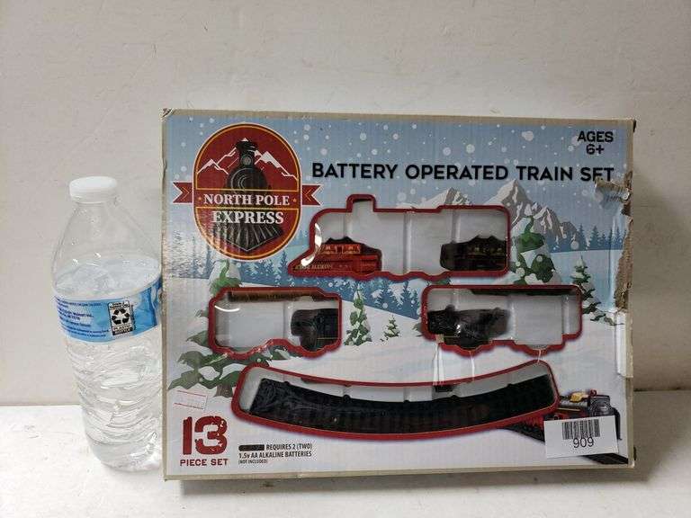 North Pole Express Battery Operated Train Set - Trice Auctions