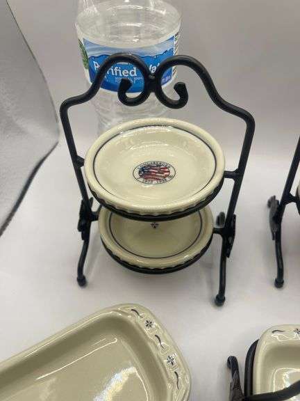 Longaberger Complete Collectors Club Miniature Pottery Group. All ...