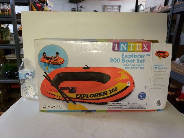 Intex Explorer 200 Boat Set - Trice Auctions
