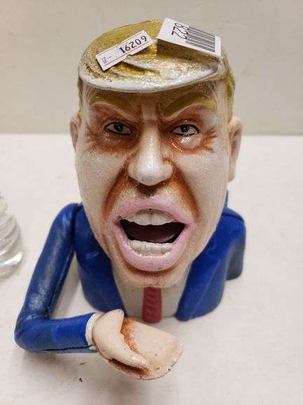 Donald Trump Cast Iron Bank - Trice Auctions