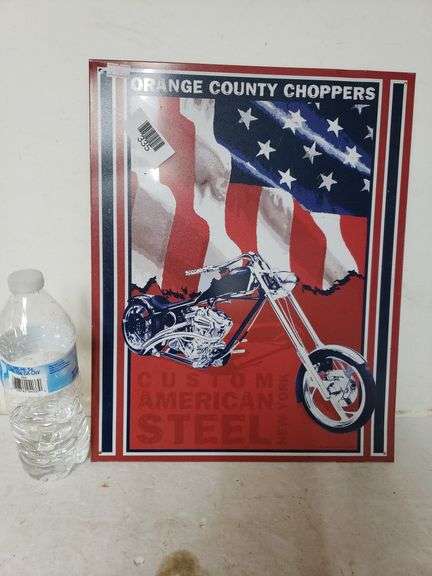 Orange County Chopper Metal Sign - Trice Auctions