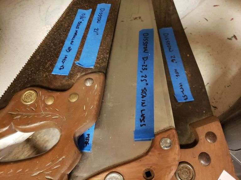 Disston Hand Saws - Trice Auctions