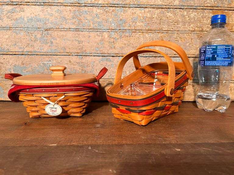 Two Vintage Longaberger Baskets - Trice Auctions