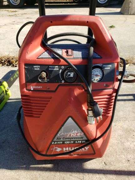 Husky Easy Air To Go Air Compressor - Trice Auctions
