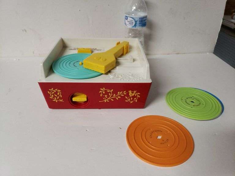 Vintage Fisher Price Music Box Record Player - Trice Auctions