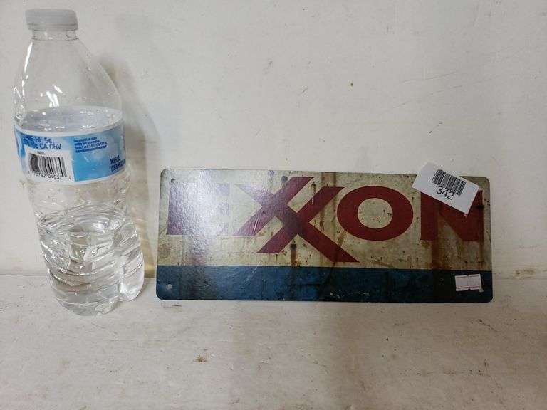 Exxon Metal Sign - Trice Auctions