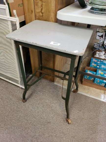 Vintage Rolling Utility Table - Trice Auctions