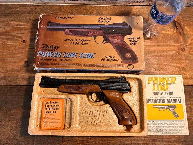 Vintage Daisy Power Line 1200 Powerful CO2 BB Pistol - Trice Auctions
