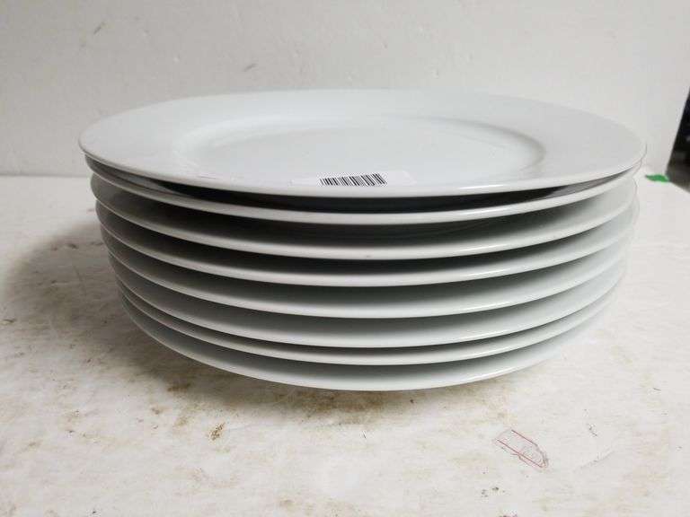Pfaltzgraff White Dinner Plates - Trice Auctions