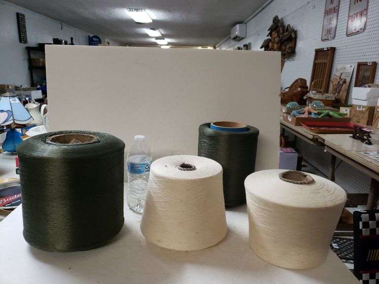 4 Large Spools Of Thread - Trice Auctions